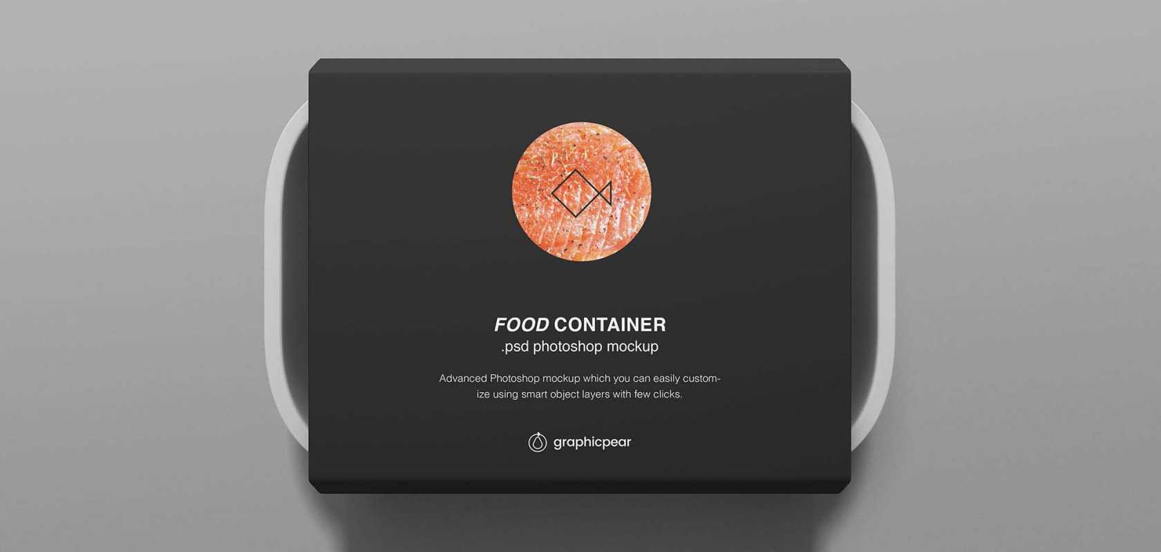 Rectangular Food Container Mockup Rectangular Food Container Mockup
