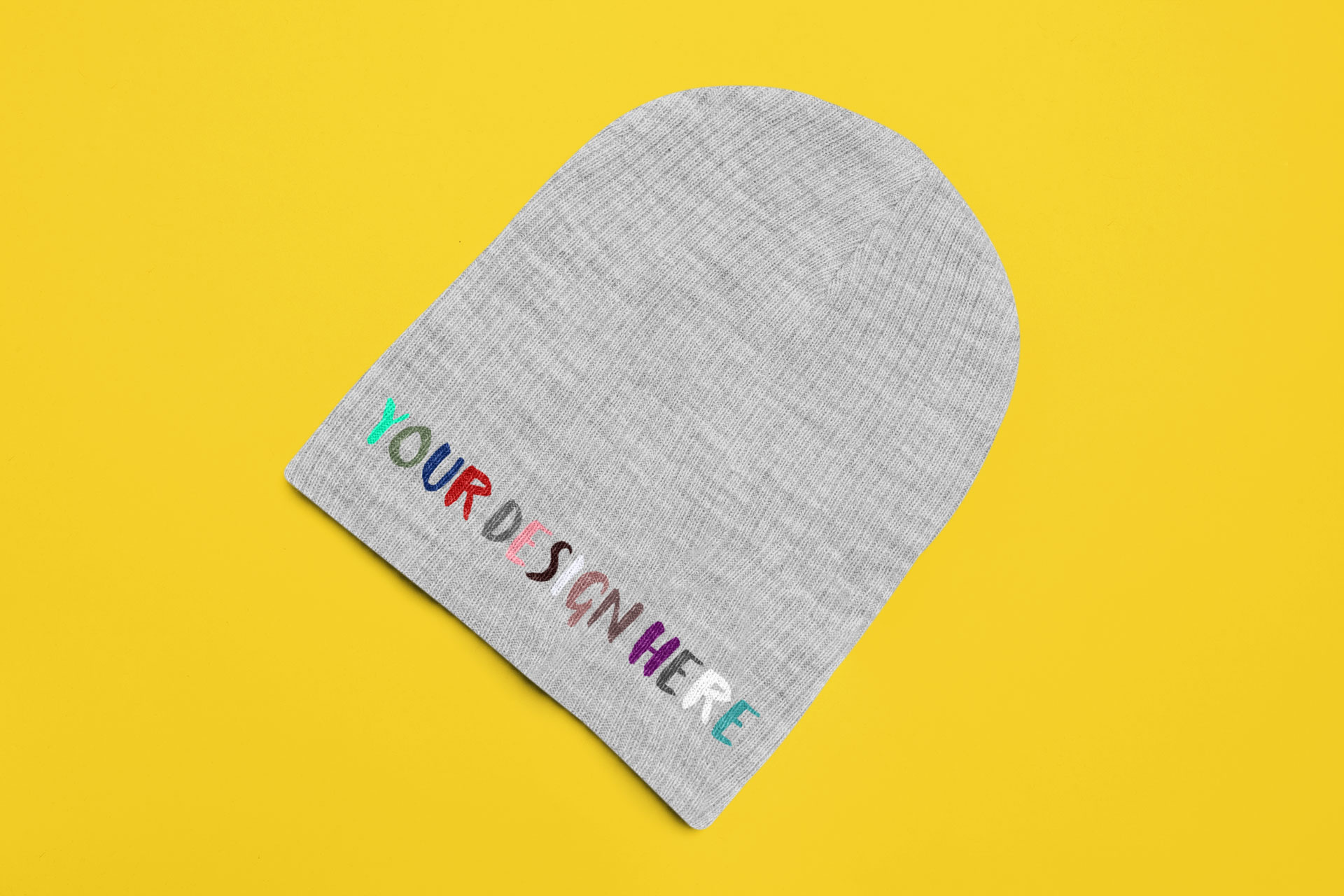 Free Beanie Mockup