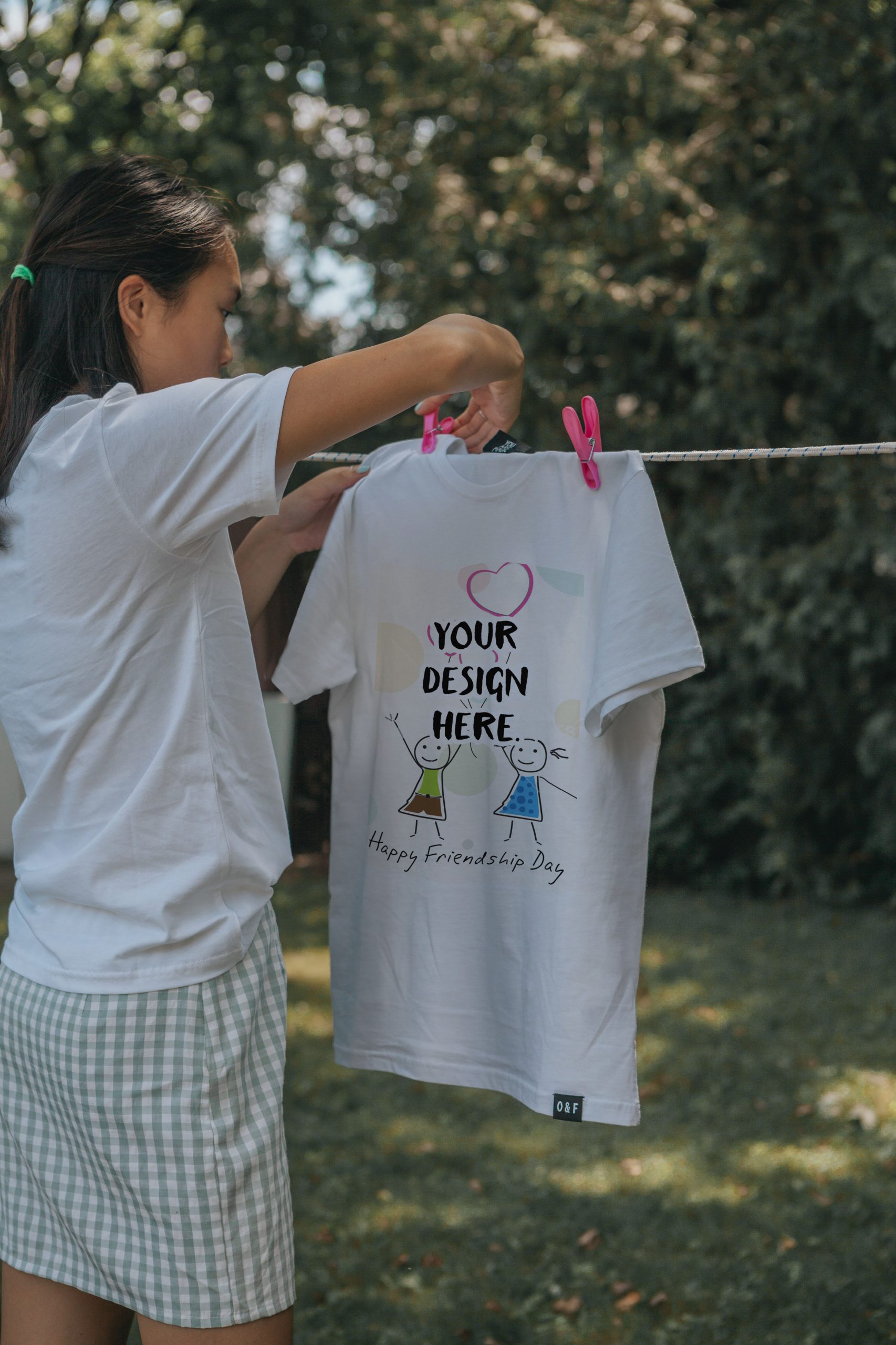 T-Shirt Dries on a Rope