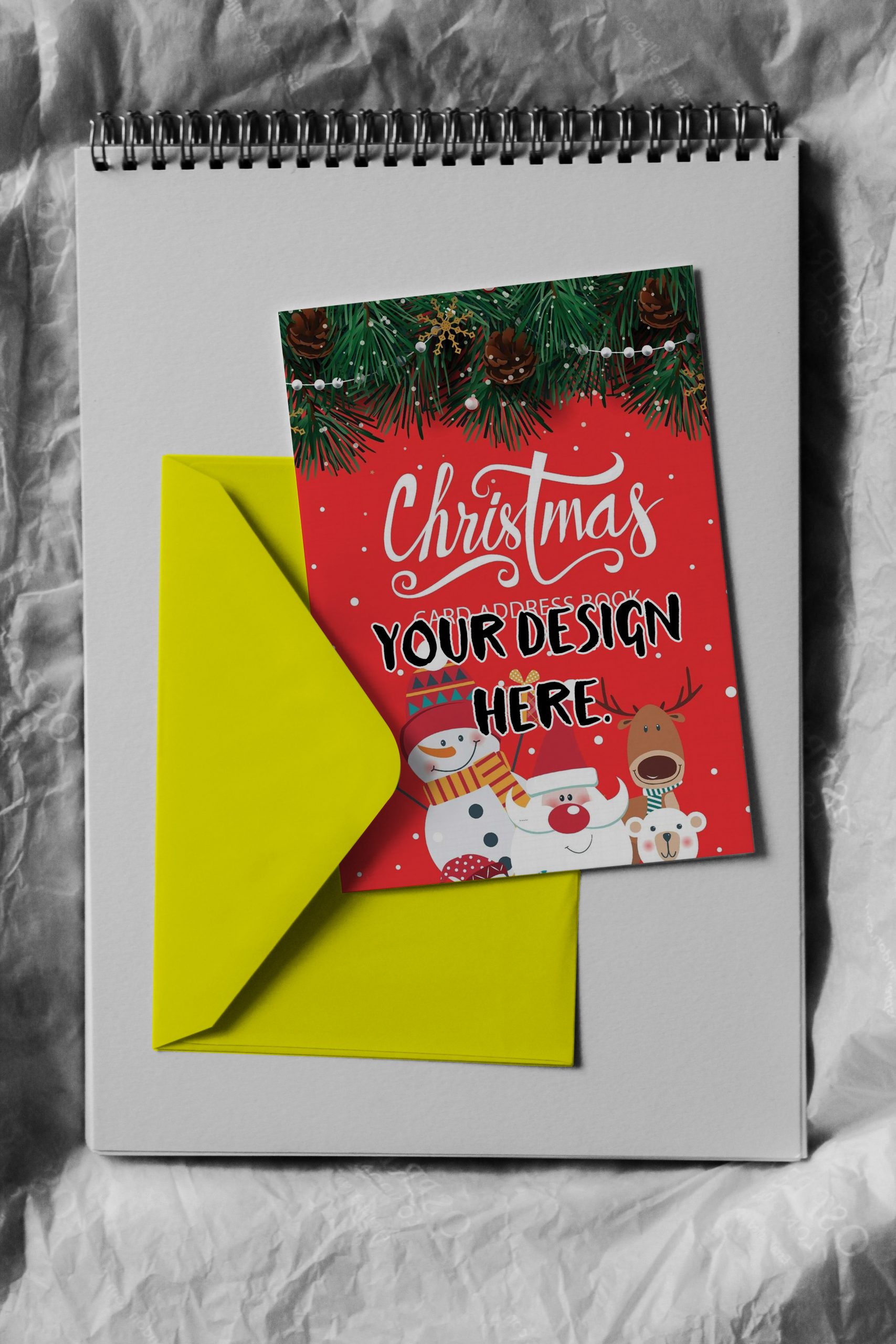 Greeting Card On An Envelope Free Mockup Download Greeting Card On An Envelope Free Mockup Download