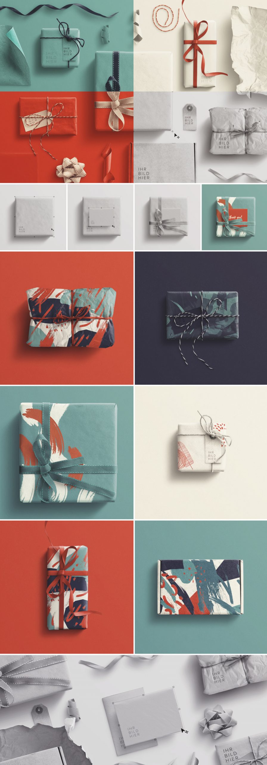 Customizable Gift Box Mockup Generator - Free to Use